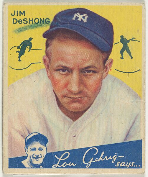 Goudey Gum Company | Jim DeShong, New York Yankees | The Metropolitan ...