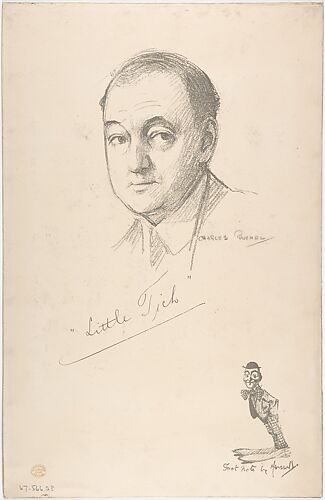 Portrait after Charles A. Buchel | Portrait Head of the actor George ...