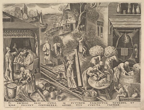 Philips Galle | Vulcan, from the series De Deis Gentium Imagines | The ...