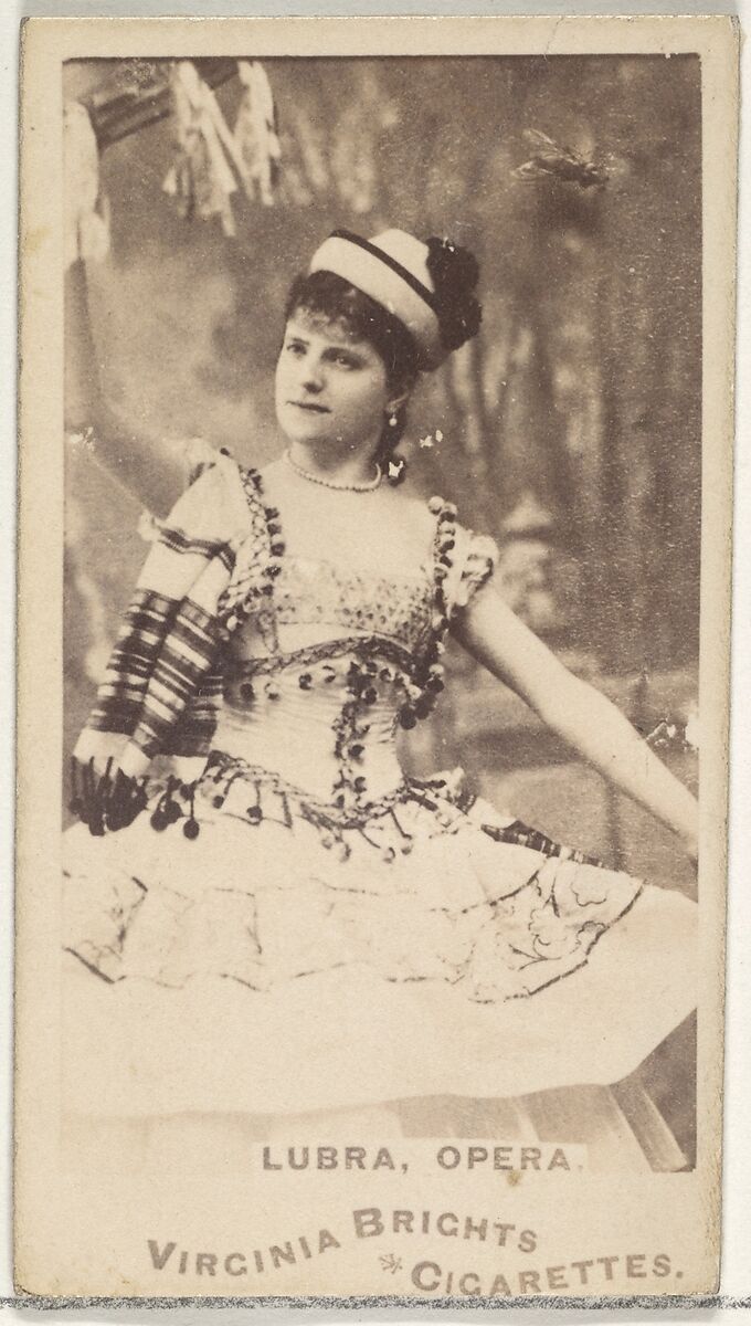 Issued by Allen & Ginter | Lubra, Opera, from the Actors and Actresses ...