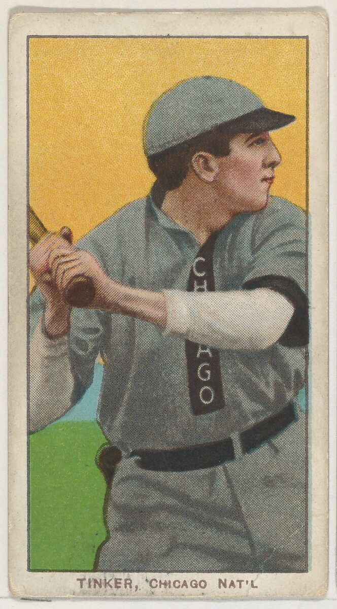 Issued by American Tobacco Company - Tinker, Chicago, National League ...