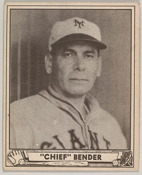 Gum, Inc. | "Chief" Bender | The Metropolitan Museum of Art