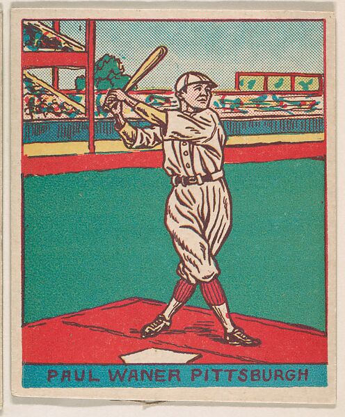 Paul Waner, Pittsburgh; verso: No. 421, Paul Waner, Pittsburgh Pirates ...