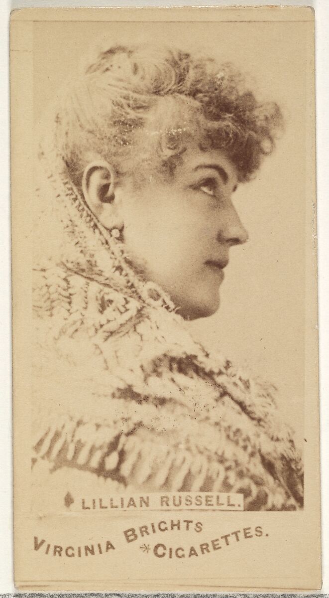 Issued by Allen & Ginter - Lillian Russell, from the Actors and ...