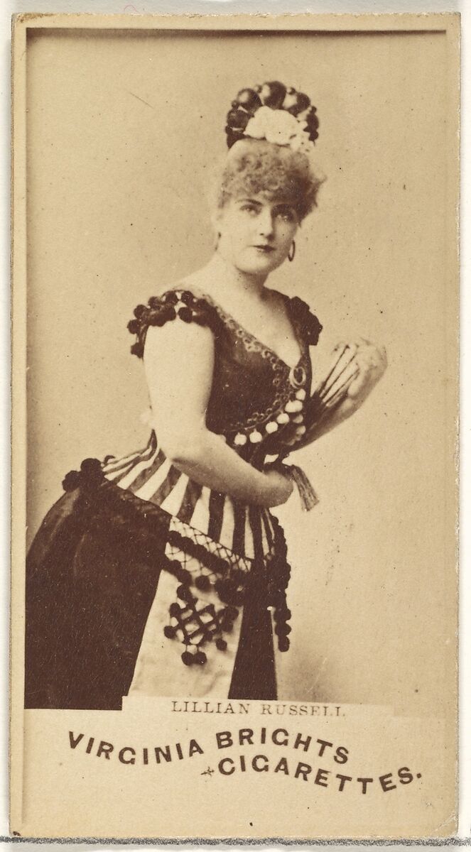 Issued by Allen & Ginter | Lillian Russell, from the Actors and ...