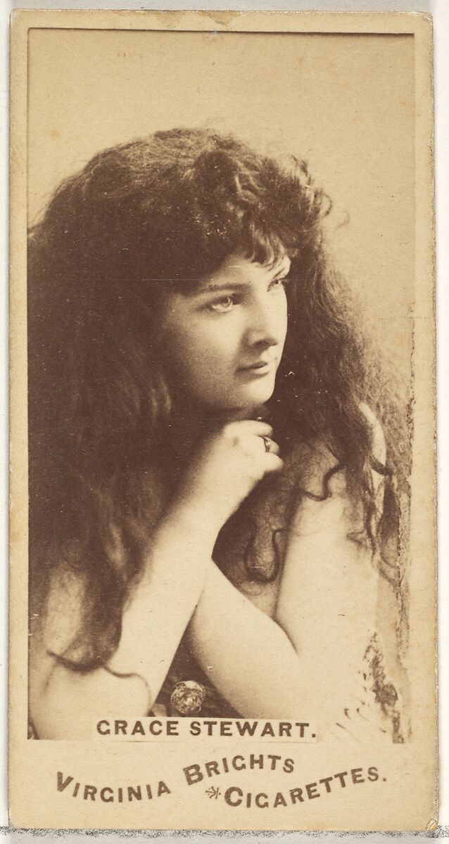 Issued by Allen & Ginter - Grace Stewart, from the Actors and Actresses ...
