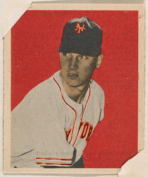 Bowman Gum Company - Sheldon "Available" Jones, part of the 1949 Bowman ...