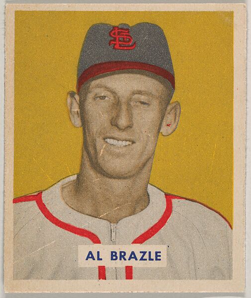 Bowman Gum Company - Al Brazle (yellow background), part of the 1949 ...