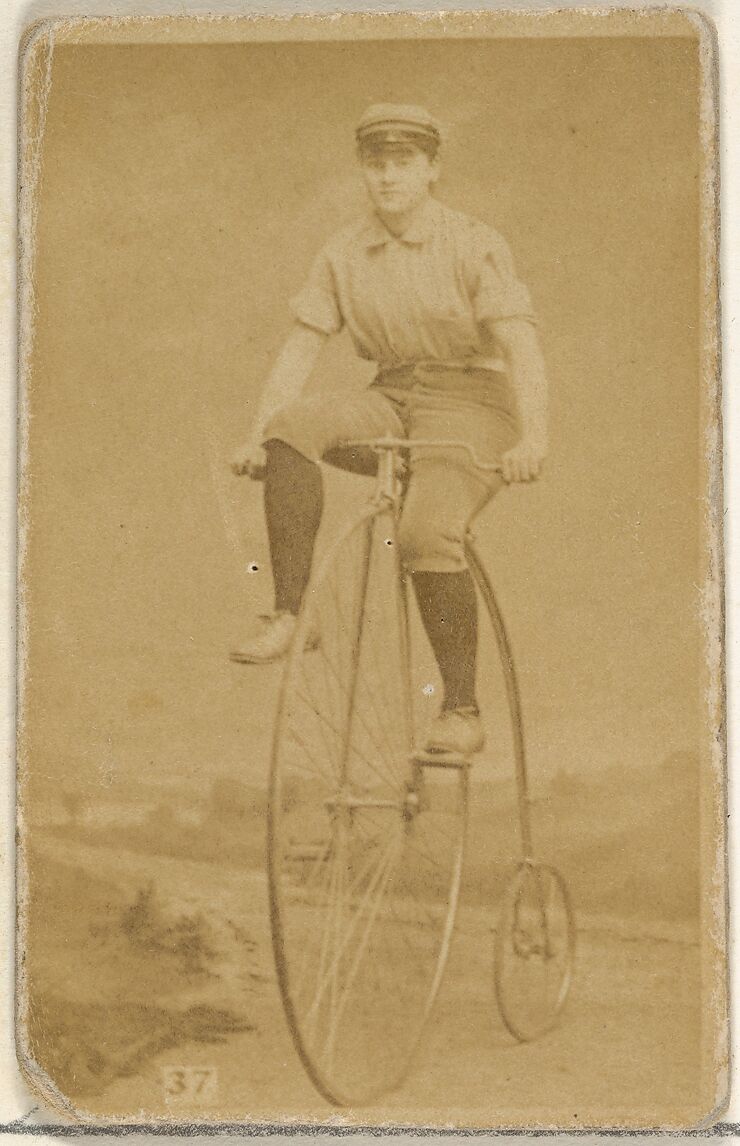 Issued by Allen & Ginter - Card 37, from the Girl Cyclists series (N49 ...