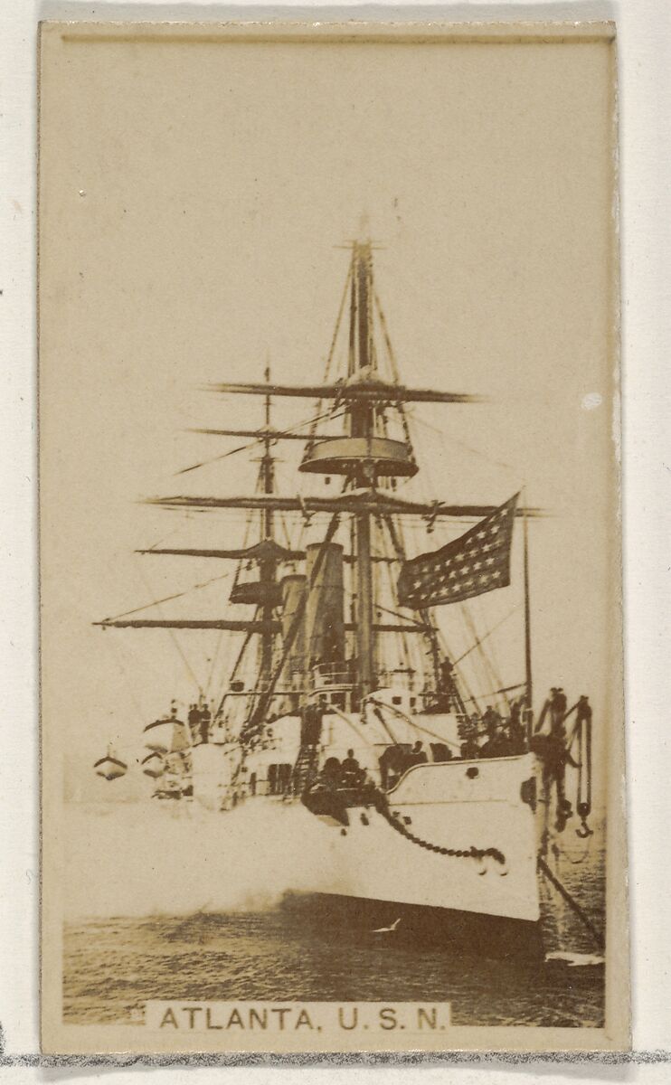 Issued by Allen & Ginter - Atlanta, U.S.N., from the Famous Ships ...