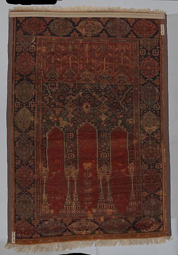 Carpet with Geometricized Floral Design | The Metropolitan Museum of Art