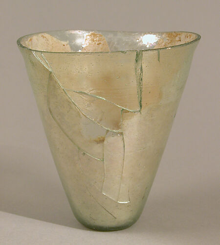 Footed Glass Beaker | Frankish | The Metropolitan Museum of Art