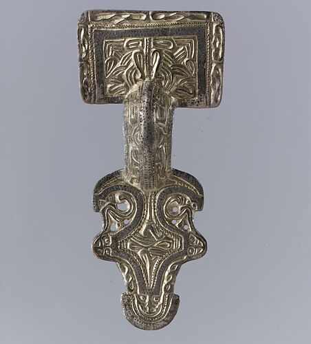 Square-Headed Bow Brooch | Frankish | The Metropolitan Museum of Art