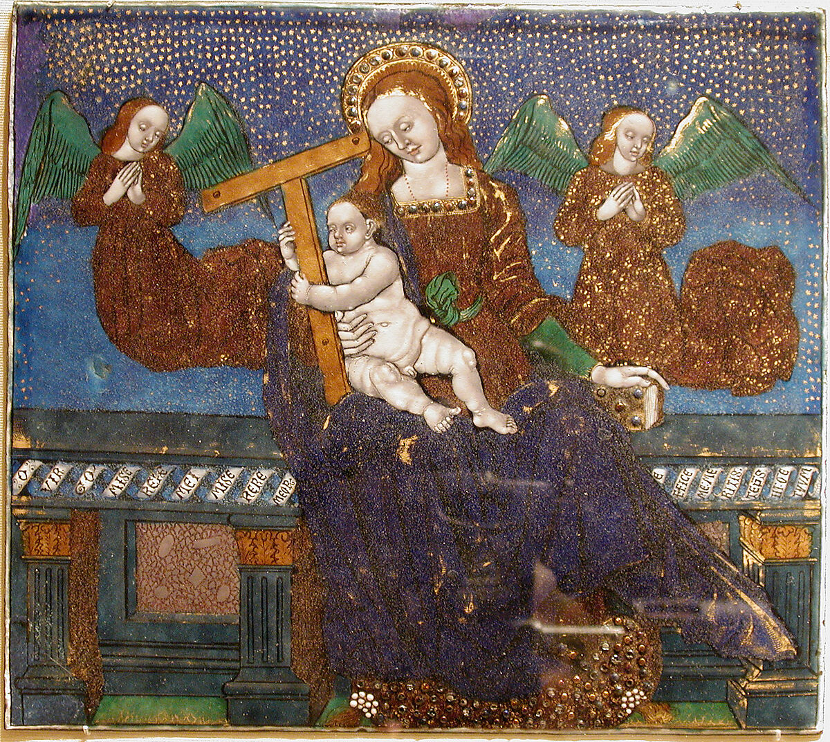 Attributed to Workshop of Master of the Triptych of Louis XII | Plaque with the Virgin and Child ...