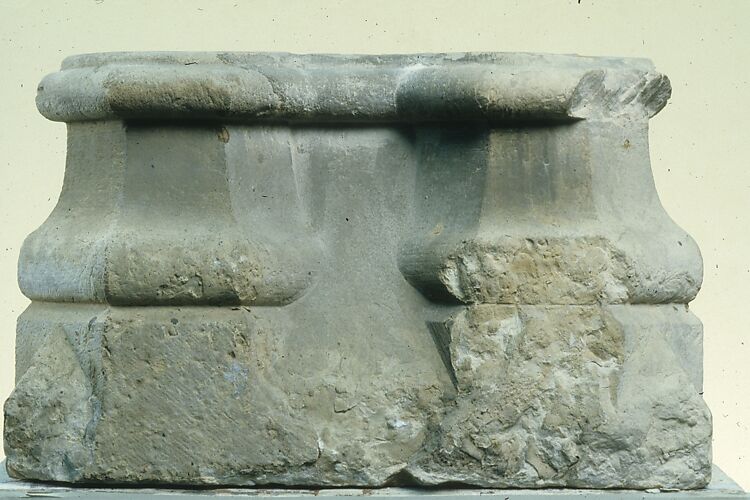 Engaged Double Base | French | The Metropolitan Museum of Art