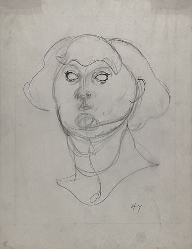 Peter Agostini | Untitled (woman's head) | The Metropolitan Museum of Art