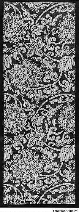 Sutra Cover with Floral Scroll - China - Ming dynasty (1368–1644) - The ...