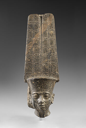 Head of the god Amun | New Kingdom, post-Amarna Period | The ...