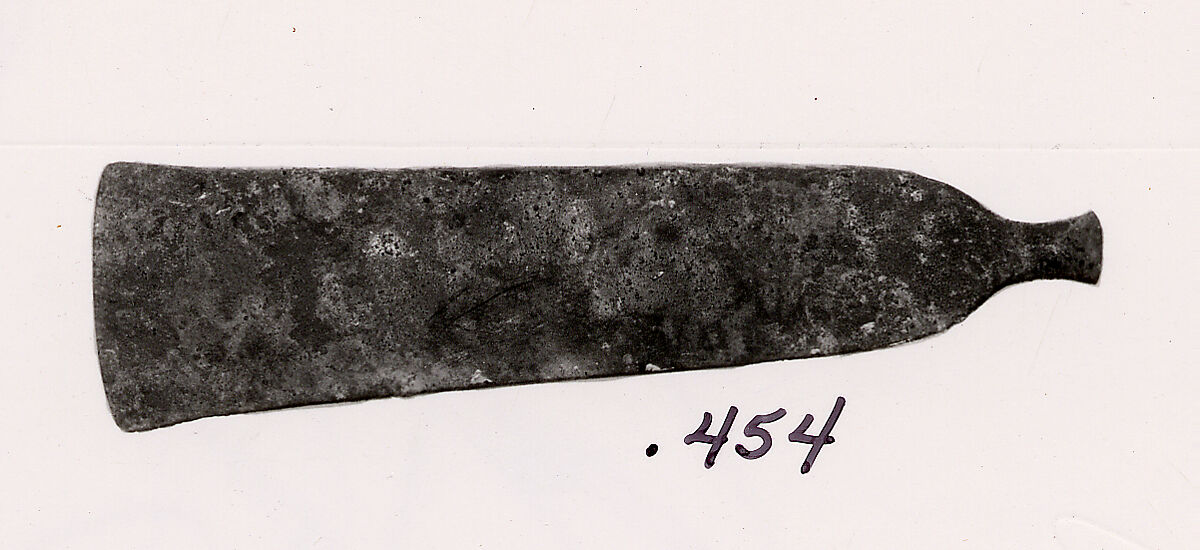 Adze blade | New Kingdom | The Metropolitan Museum of Art