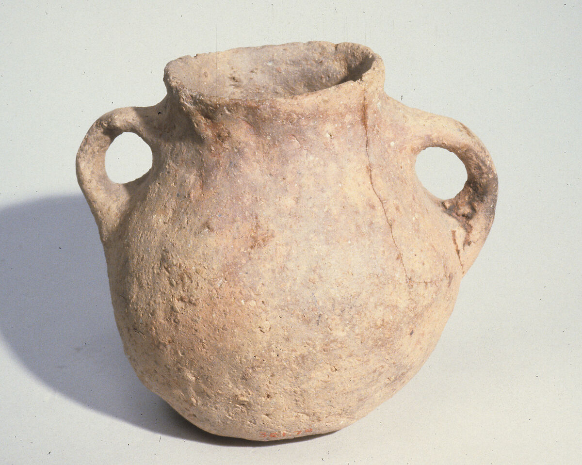 Double handled jug from the Levant | Predynastic, Naqada II | The ...