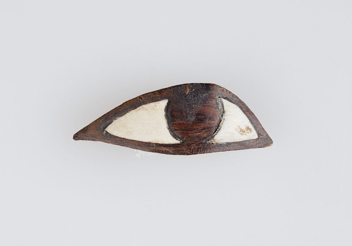 Eye inlay from coffin - Late Period, Saite - The Metropolitan Museum of Art