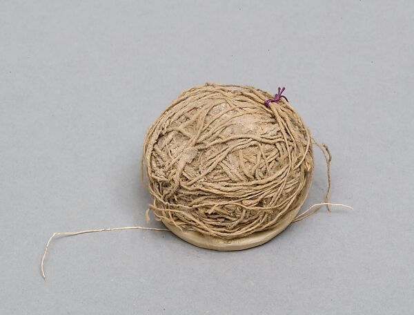 Thread ball | New Kingdom, Ramesside | The Metropolitan Museum of Art