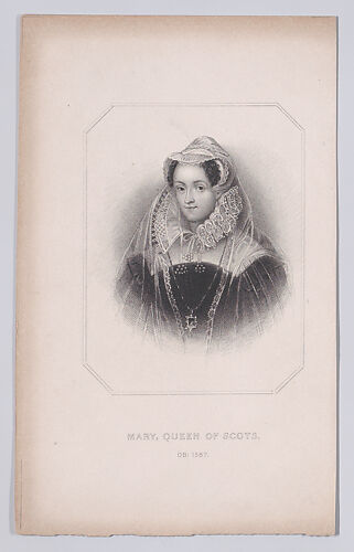 Portrait of Mary, Queen of Scots | Mary, Queen of Scots below two ...
