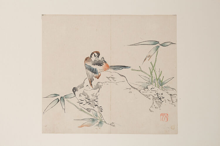 Leaf from the Ten Bamboo Studio Manual of Painting and Calligraphy ...