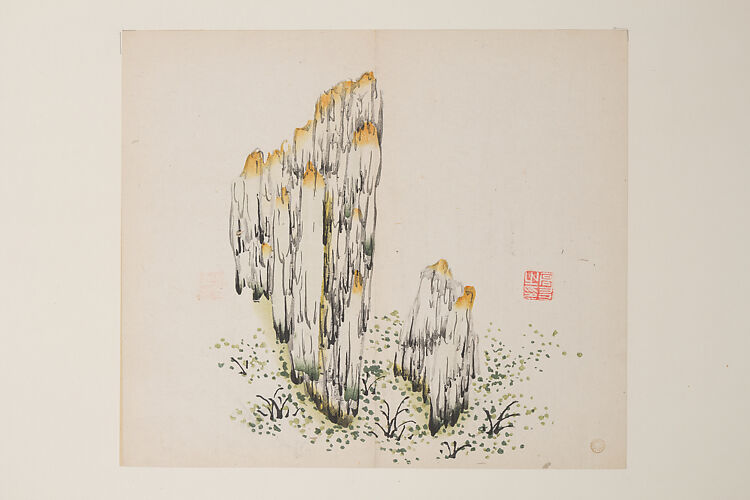 Leaf from the Ten Bamboo Studio Manual of Painting and Calligraphy ...