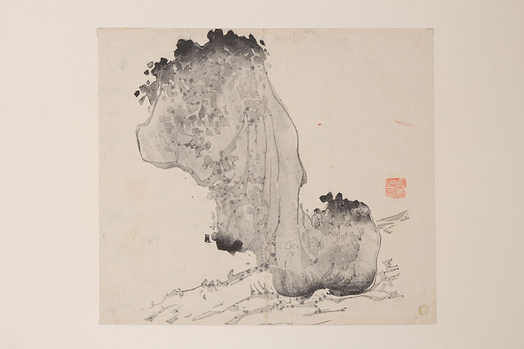 Leaf from the Ten Bamboo Studio Manual of Painting and Calligraphy ...