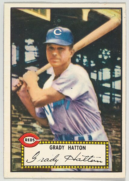 Issued by Topps Chewing Gum Company - Card Number 6, Grady Hatton ...