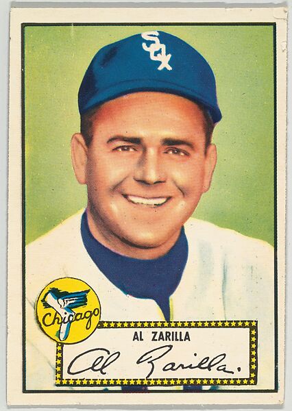 Issued by Topps Chewing Gum Company - Card Number 70, Al Zarilla ...