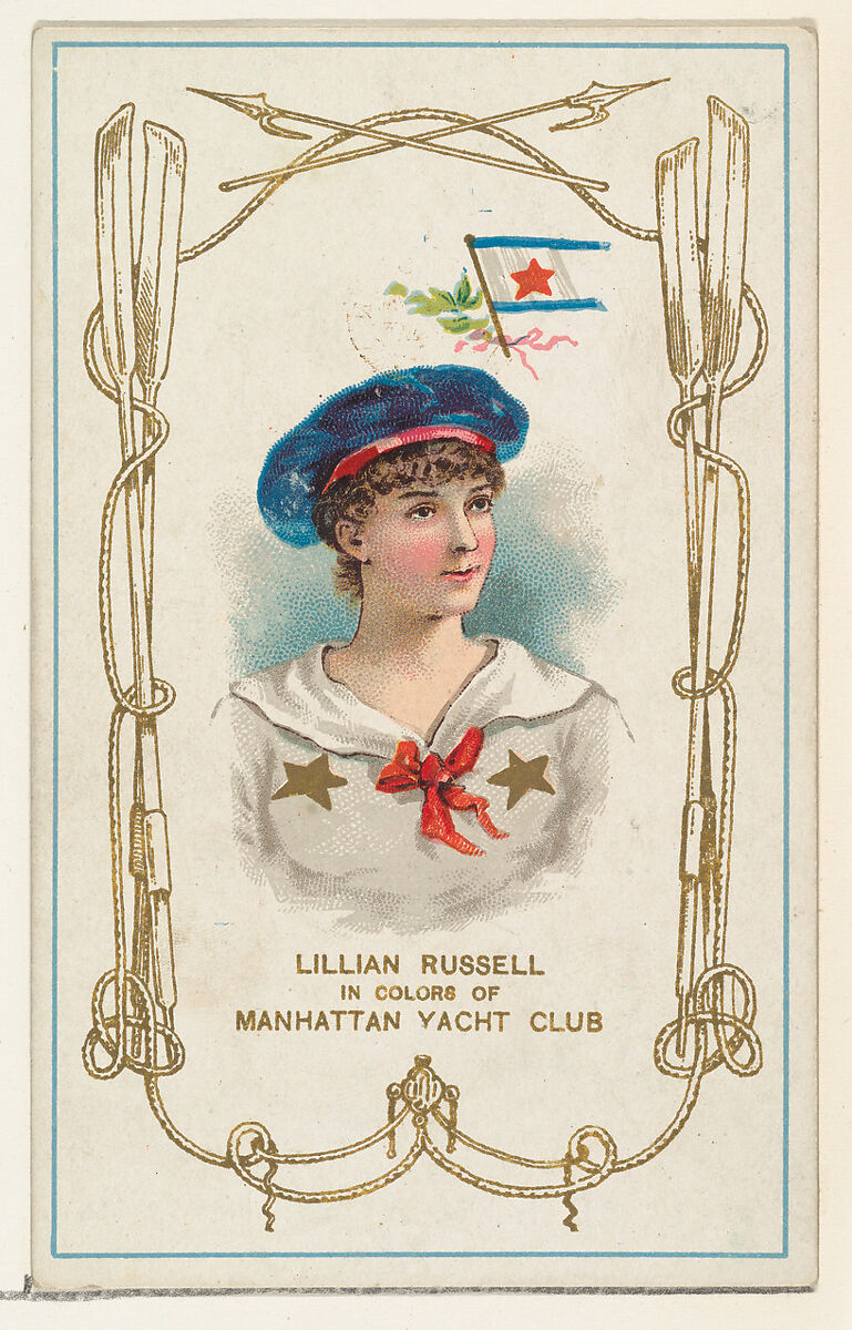 Issued by W. Duke, Sons & Co. - Lillian Russell in Colors of Manhattan ...