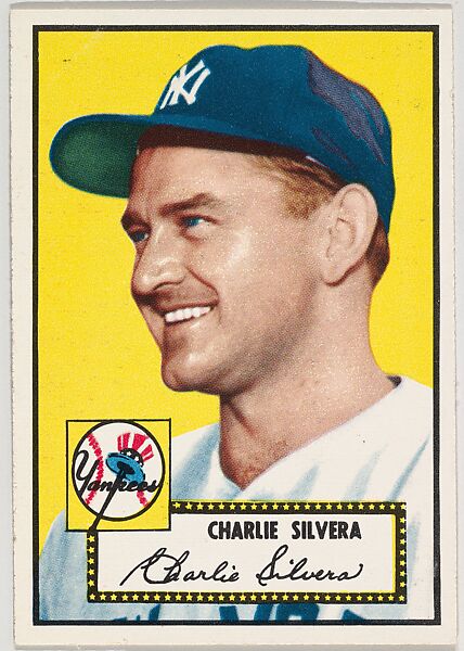 Issued by Topps Chewing Gum Company - Card Number 168, Charlie Silvera ...