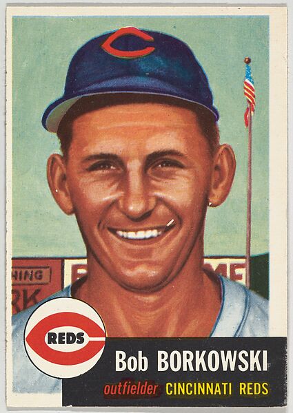 Issued by Topps Chewing Gum Company - Card Number 7, Bob Borkowski ...