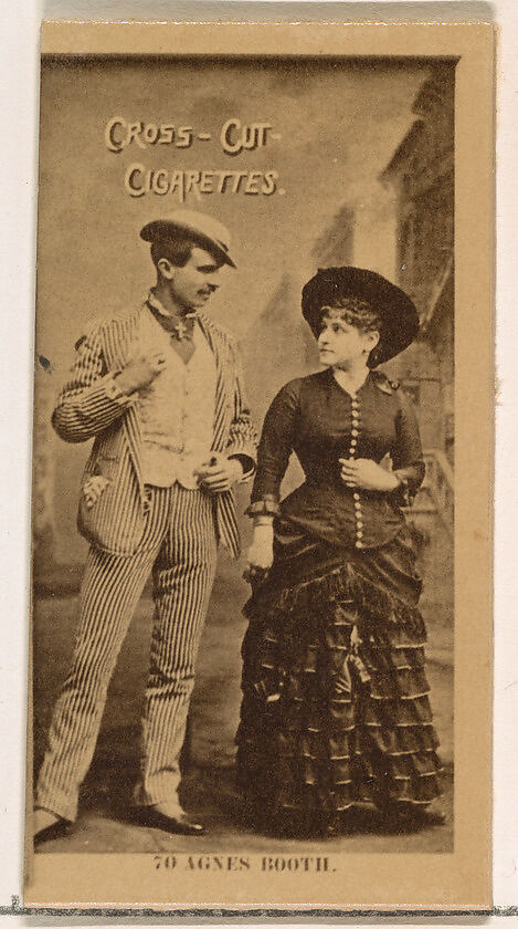 Issued by W. Duke, Sons & Co. - Card Number 70, Agnes Booth, from the ...
