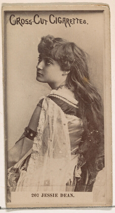 Issued by W. Duke, Sons & Co. - Card Number 207, Jessie Dean, from the Actors and Actresses ...