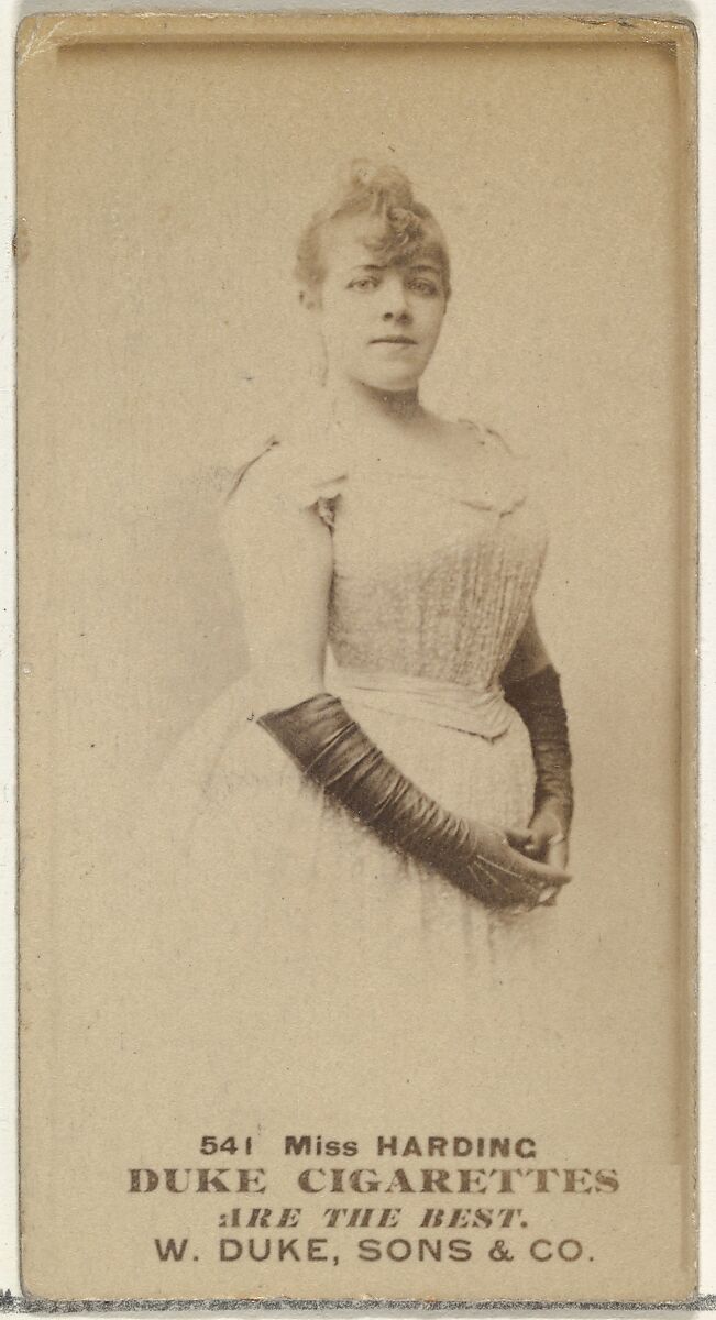 Issued by W. Duke, Sons & Co. - Card Number 541, Miss Harding, from the ...