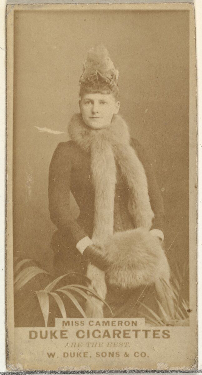 Issued by W. Duke, Sons & Co. | Miss Cameron, from the Actors and ...