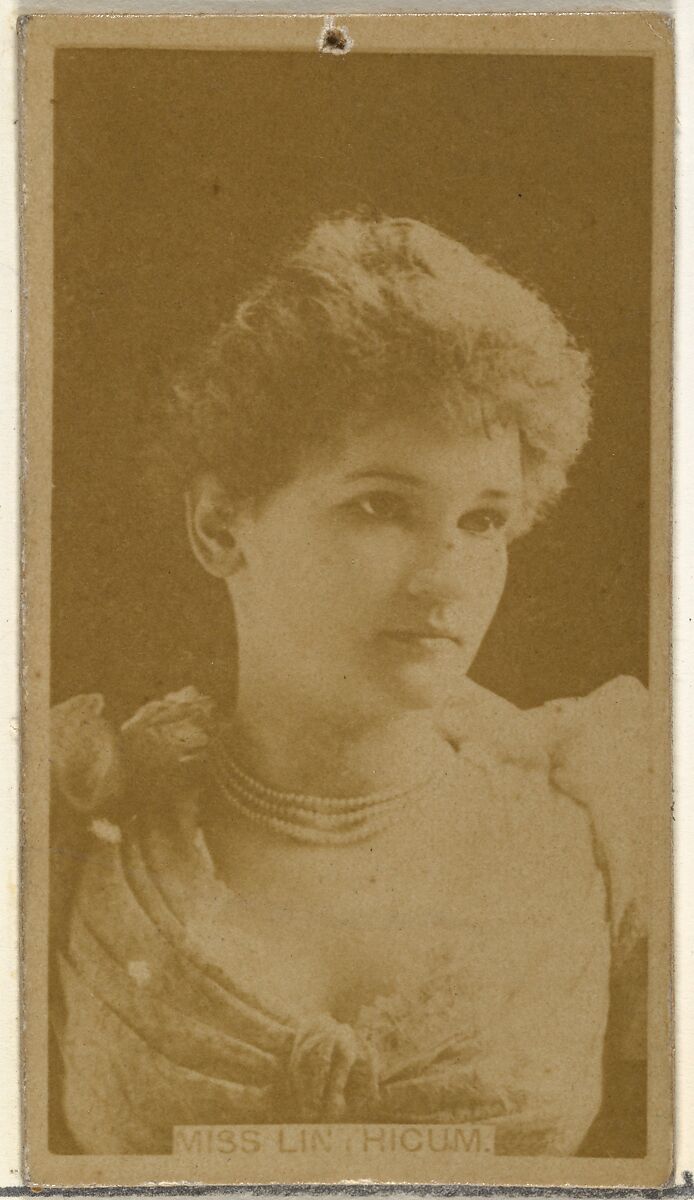 Issued by W. Duke, Sons & Co. - Miss Linthicum, from the Actors and ...