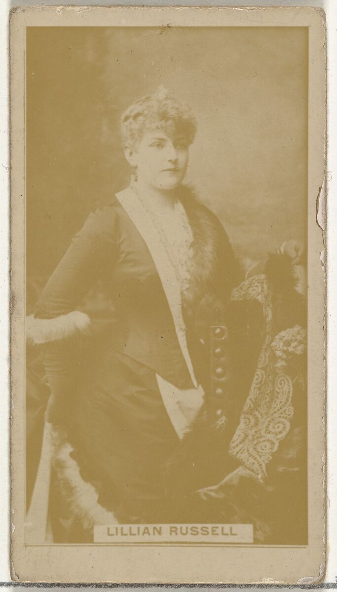 Issued by W. Duke, Sons & Co. - Lillian Russell, from the Actors and ...