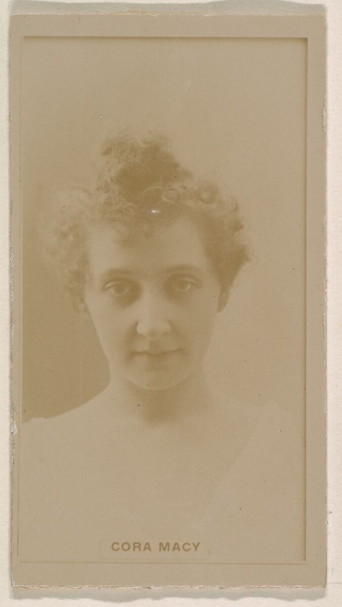 Issued by Kinney Brothers Tobacco Company - Cora Macy, from the ...