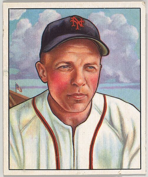 Issued by Bowman Gum Company - Ed Stanky, 2nd Base, New York Giants ...