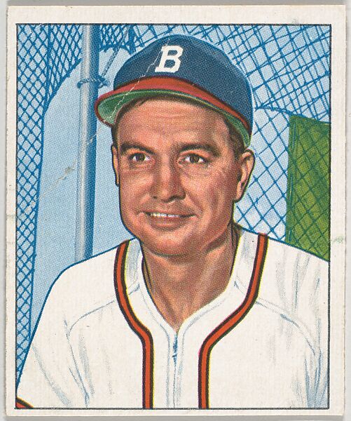 Issued by Bowman Gum Company | Walker Cooper, Catcher, Boston Braves ...