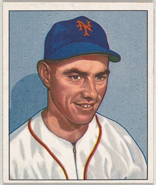 Issued by Bowman Gum Company - Monte Kennedy, Pitcher, New York Giants ...