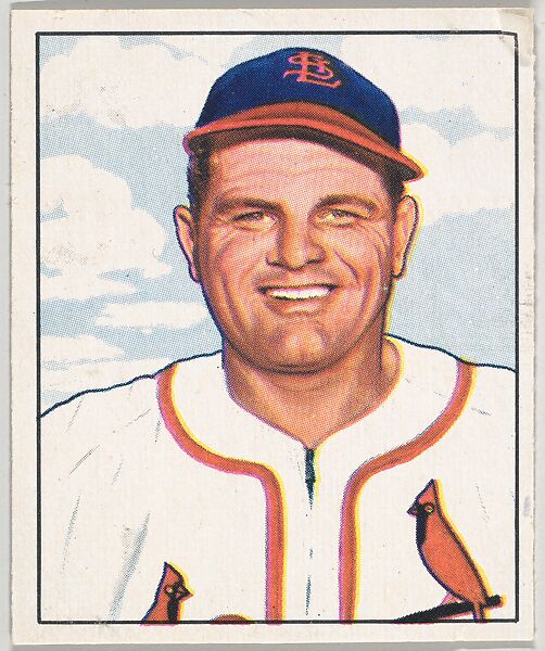 Issued by Bowman Gum Company | Max Lanier, Pitcher, St. Louis Cardinals ...