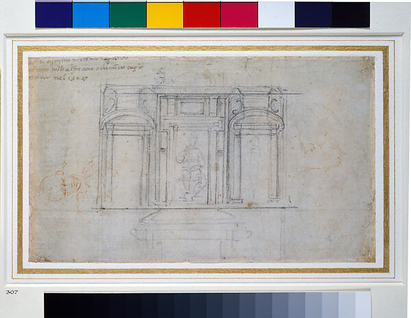 Michelangelo Buonarroti | Study for the Medici Wall Tomb (Tomb of the ...