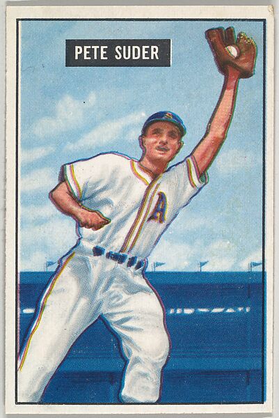 Issued by Bowman Gum Company - Pete Suder, Infield, Philadelphia ...