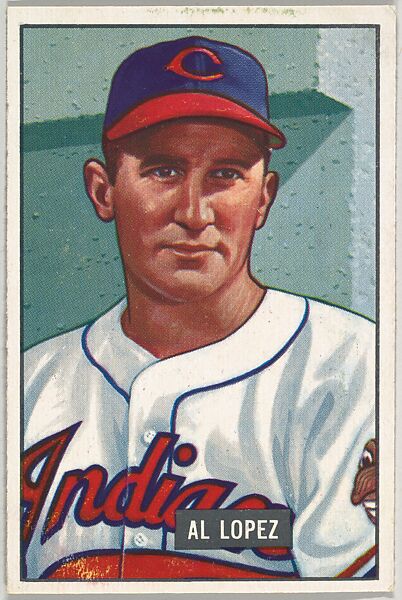 Issued by Bowman Gum Company - Al Lopez, Manager, Cleveland Indians ...