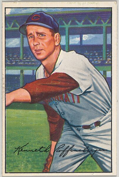 Issued by Bowman Gum Company | Ken Raffensberger, Pitcher, Cincinnati ...
